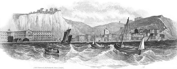 Hastings from the Sea - Hastings UK Photo Archive