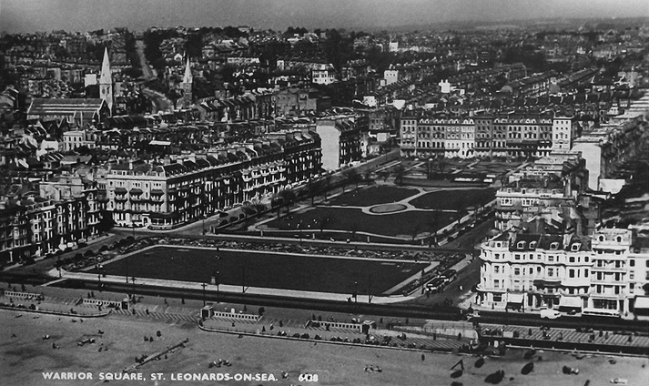 Warrior Square Aerial - Hastings UK Photo Archive