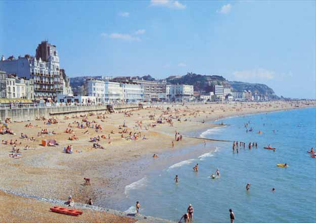 Hastings Beach from the Pier - Hastings UK Photo Archive