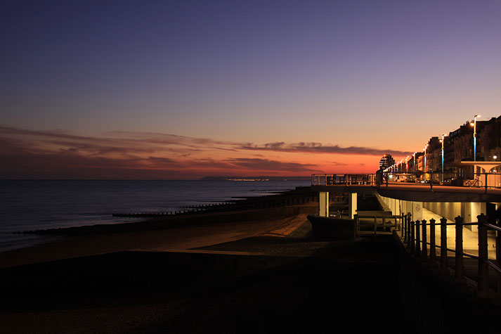 Bottle Alley Sunset - Hastings UK Photo Archive