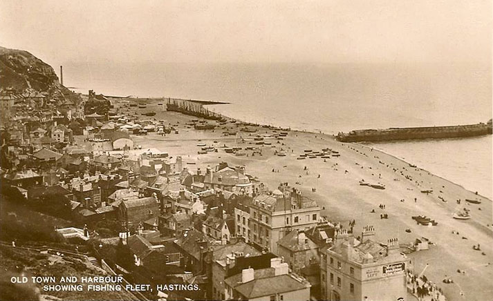 Old Town Harbour & Fishing Fleet - Hastings UK Photo Archive