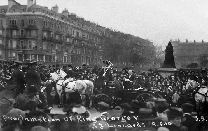 Proclamation of King George V - Hastings UK Photo Archive