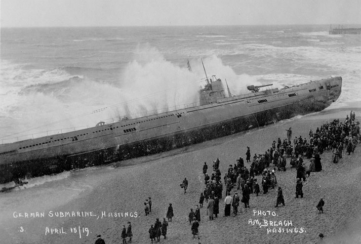 German Submarine U118 - Hastings UK Photo Archive